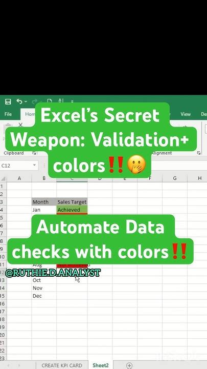 Data Validation With Conditional Formatting This Will Blow Your Mind🫢‼