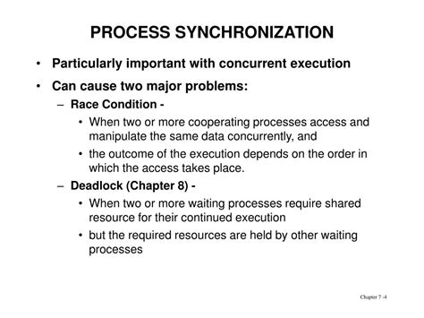 PPT CHAPTER PROCESS SYNCHRONIZATION PowerPoint Presentation Free Download ID