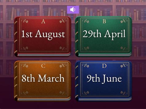 dates quiz