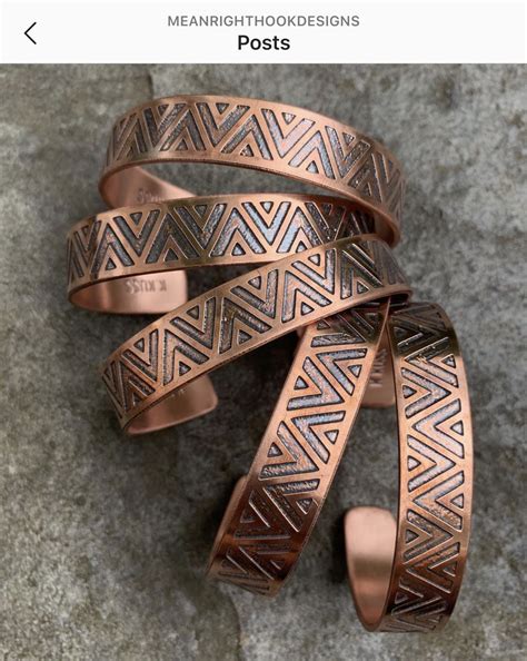 Copper Cuff Copper Jewelry Diy Handmade Native American Jewelry Diy