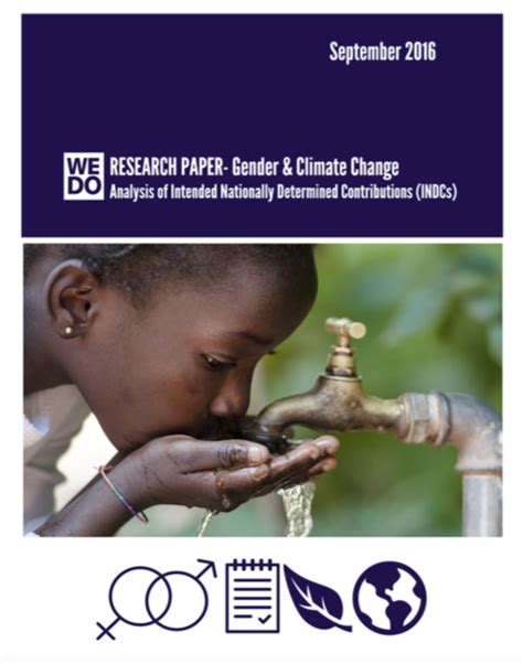 Gender Climate Change Analysis Of Intended Nationally Determined Contributions Gender