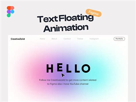 Floating Text Animation By Zaid On Dribbble