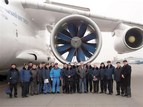 Engine Nk 93 Nk 92 On The Flying Laboratory Il 76ll Rweirdwings
