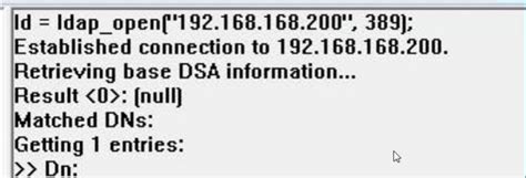 identify active directory ldap object attributes for authentication