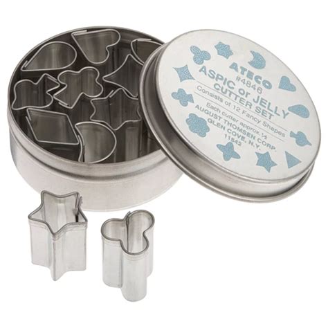 Aspic Cutter Set 12 Lynns Cake Candy And Chocolate Supplies