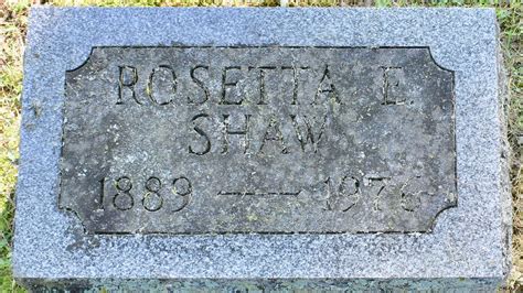 Rosetta Elizabeth Becker Shaw 1889 1976 Homenaje De Find A Grave