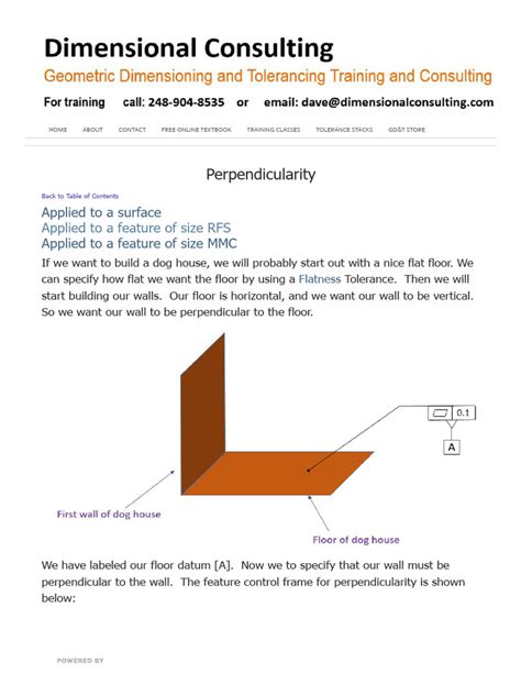 Understanding Perpendicularity Tolerances Pdf Engineering Tolerance