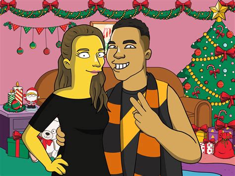 Simpsons Simpsons Portrait Custom Simpsons Portrait Simpsons Art