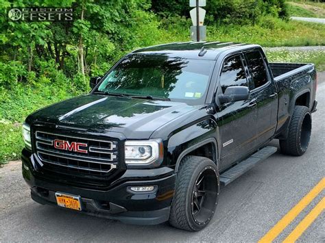 2016 Gmc Sierra 1500 With 24x12 44 Fuel Maverick And 30535r24 Atturo