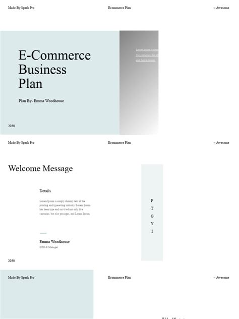 business template pdf swot analysis e commerce
