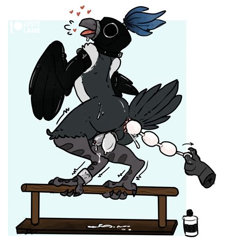 Rule 34 Anal Anal Beads Anthro Avian Bird Blindfold Blush Bondage