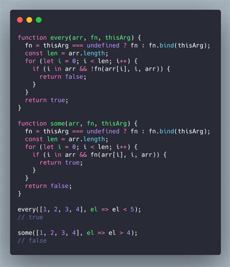 In The Newest Installment Of Roll Your Own Array Methods Every And Some Rlearnjavascript