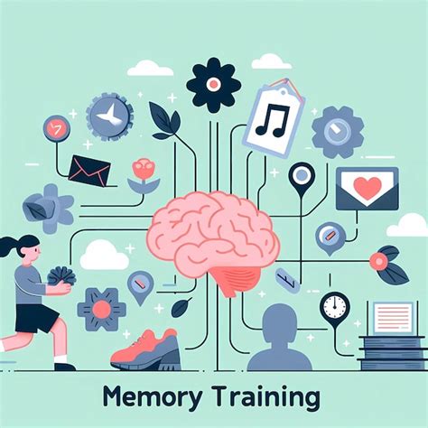Premium Photo Memory Training Memory Improvement Concept Illustration