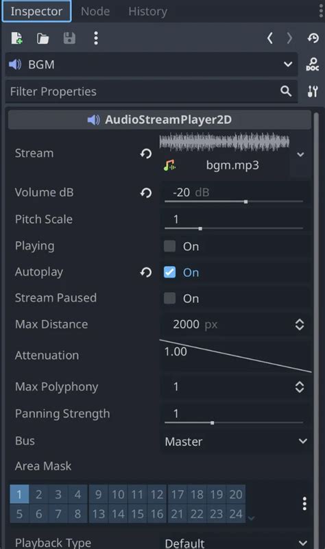 godotでaudiostreamplayer2dを使った2dサウンドの実装方法 godot tutorial