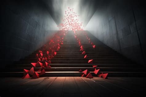 Premium Photo Dynamic Illustration Of Interest Rate Arrows Generative Ai