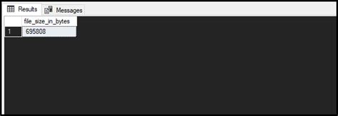 Use Sql To Get File Size Of Any File In The Os Mikes Data Work