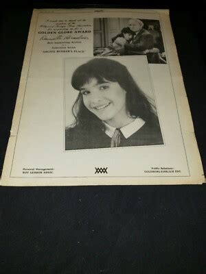 Danielle Brisebois Archie Bunkers Place Rare Original Promo Poster Ad