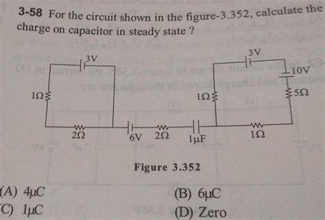 Answered 3 58 For The Circuit Shown In The Figure 3 352 Calculate The