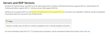 Rdp Connection Error Between Windows Ce 6 0 And Windows Server 2012 R2 Windows Spiceworks