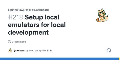 Setup Local Emulators For Local Development · Issue 218