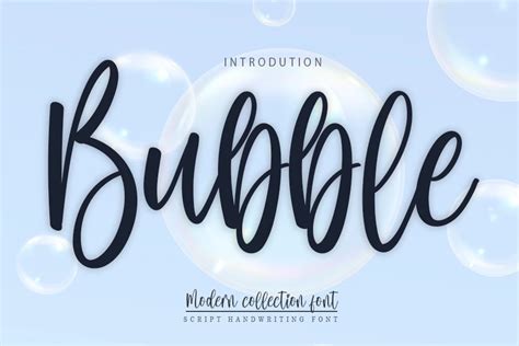 bubble regular premium font