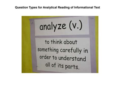 Analytical Questions For Info Text 1 Pptx