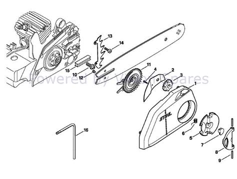 Stihl Ms Chainsaw Parts Diagram And Breakdown