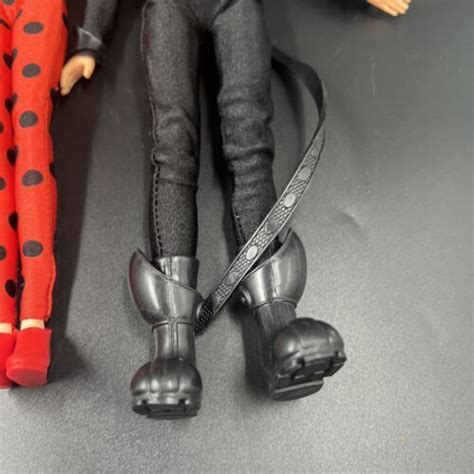 Miraculous Ladybug And Cat Noir Doll And Queen Bee And Rena Rouge Lot Of 4 Playmates 4614929097