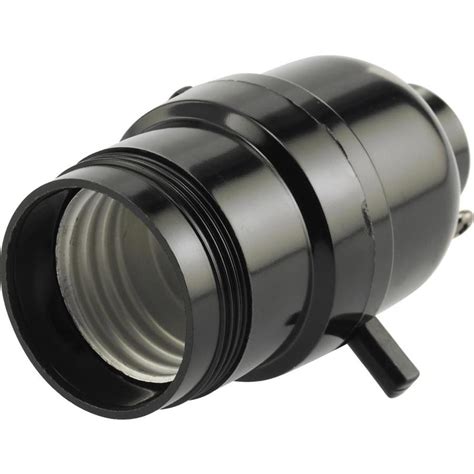 Hillman 660 Watt Black Lamp Socket At
