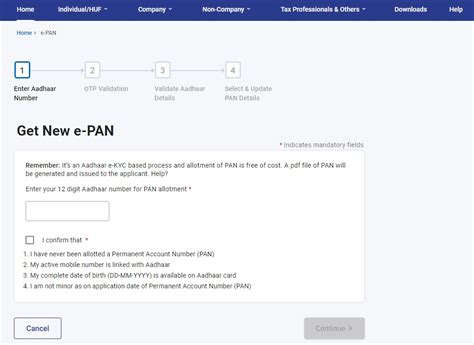 Instant E Pan Card Apply Online Status Verifydownload E Pan
