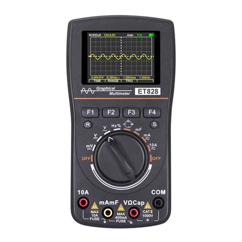Waveform 2 In 1 Multimeter And Oscilloscope 4000 Counts Auto Range