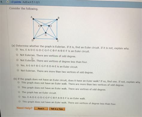 Solved 12 Points Auexc4 51 021 Consider The Following A