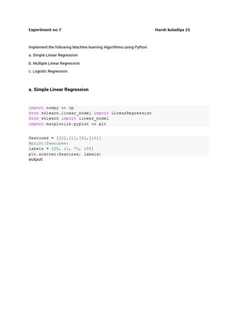 Experiment 7 Harsh Python Pdf