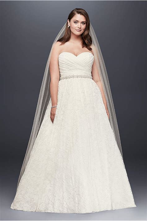 Lace Confections Plus Size Short Wedding Dress Davids Bridal
