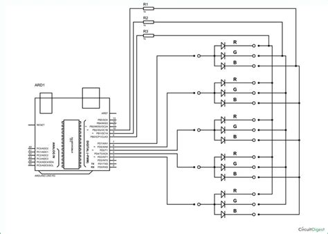 Arduino Rgb Led Circuit Diagram