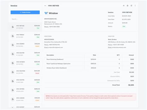 Invoice Interface Designs Themes Templates And Downloadable Graphic