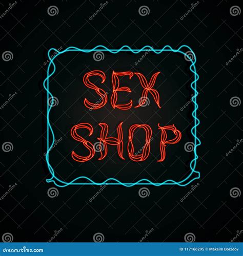 Adults Store Banner Stock Vector Illustration Of Club 117166295