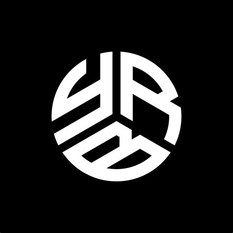 Yrb Letter Logo Design On Black Background Yrb Creative Initials Letter Logo Concept Yrb