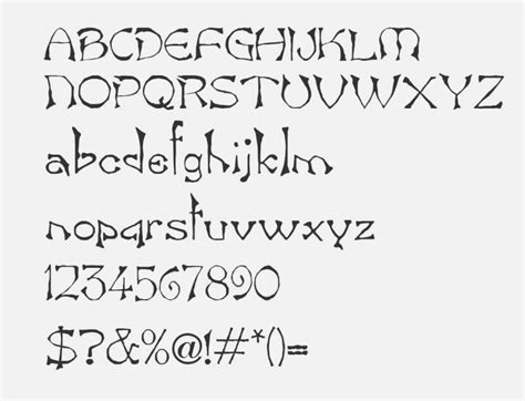 WU Tang Font Dafont Free