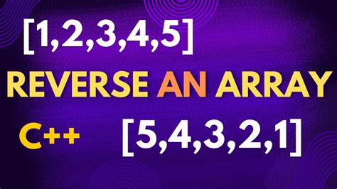 Reverse An Array In C Easy Step By Step Guide For Beginners Youtube