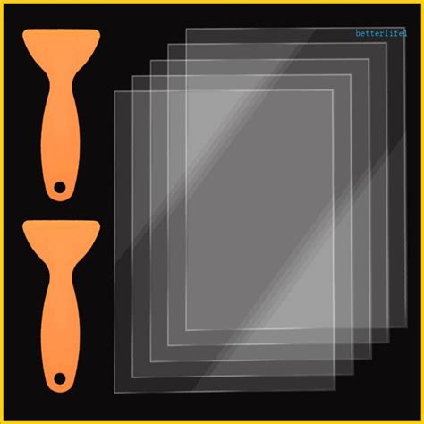 Btm 5 Pack Fep Release Film 200 X 140mm Sla Lcd Fep Film Sheet For Photon Resin 3d Printers