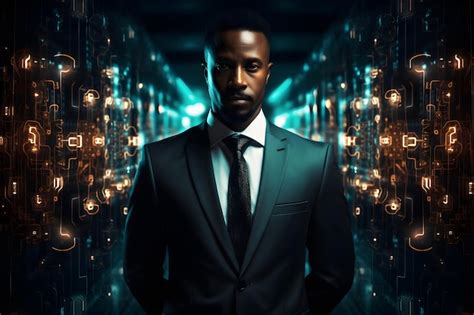 Premium Ai Image Cybersecurity Data Protection Businessman Technology Generative Ai