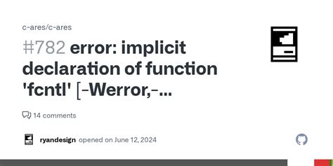 Error Implicit Declaration Of Function Fcntl Werror Wimplicit Function Declaration