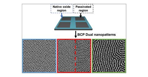 fabrication of dual nanopatterns by spatial control of nanodomain