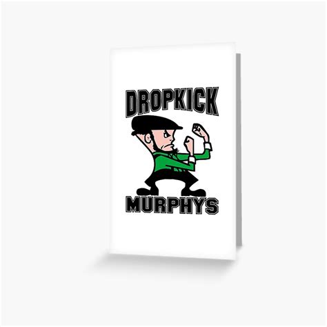 Dropkick Murphys Band Artwork Logo Greeting Card For Sale By Wanddid
