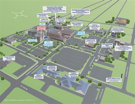 Campus Map Cookeville Regional Medical Center