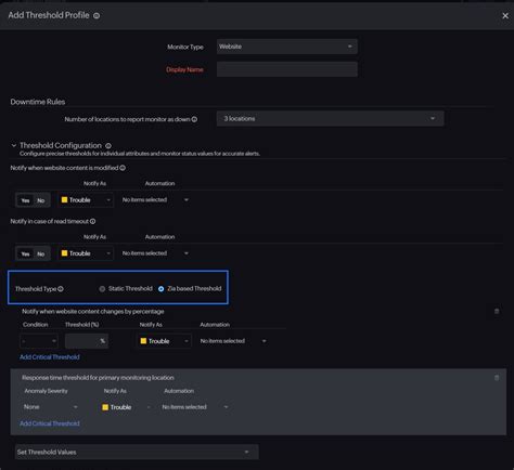 Enable Or Disable Anomaly Alert Settings