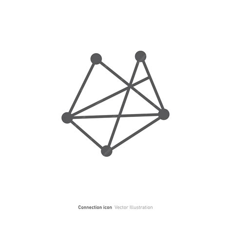 Premium Vector Connection Icon Design Network Connection Symbol