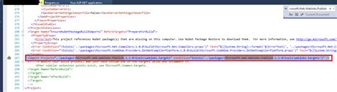 Adding Existing Project As Azure Webjob Unable To Find Version 1012