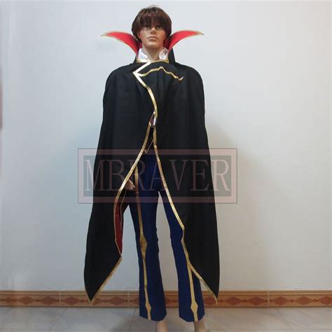 Anime C G Code Geass Lelouch Lamperouge Zero Set Cosplay Costume Any